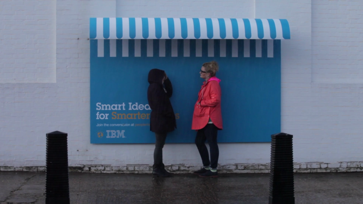 IBM Ads Double As Urban Architecture / Journal / Nothing Major